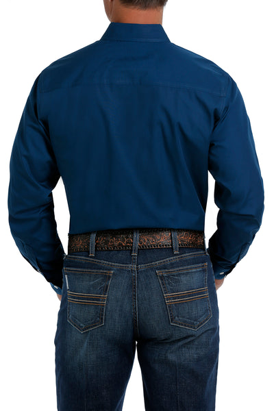 CINCH Men's Modern Fit Blue Button-Down Shirt – Love on a Hanger ...